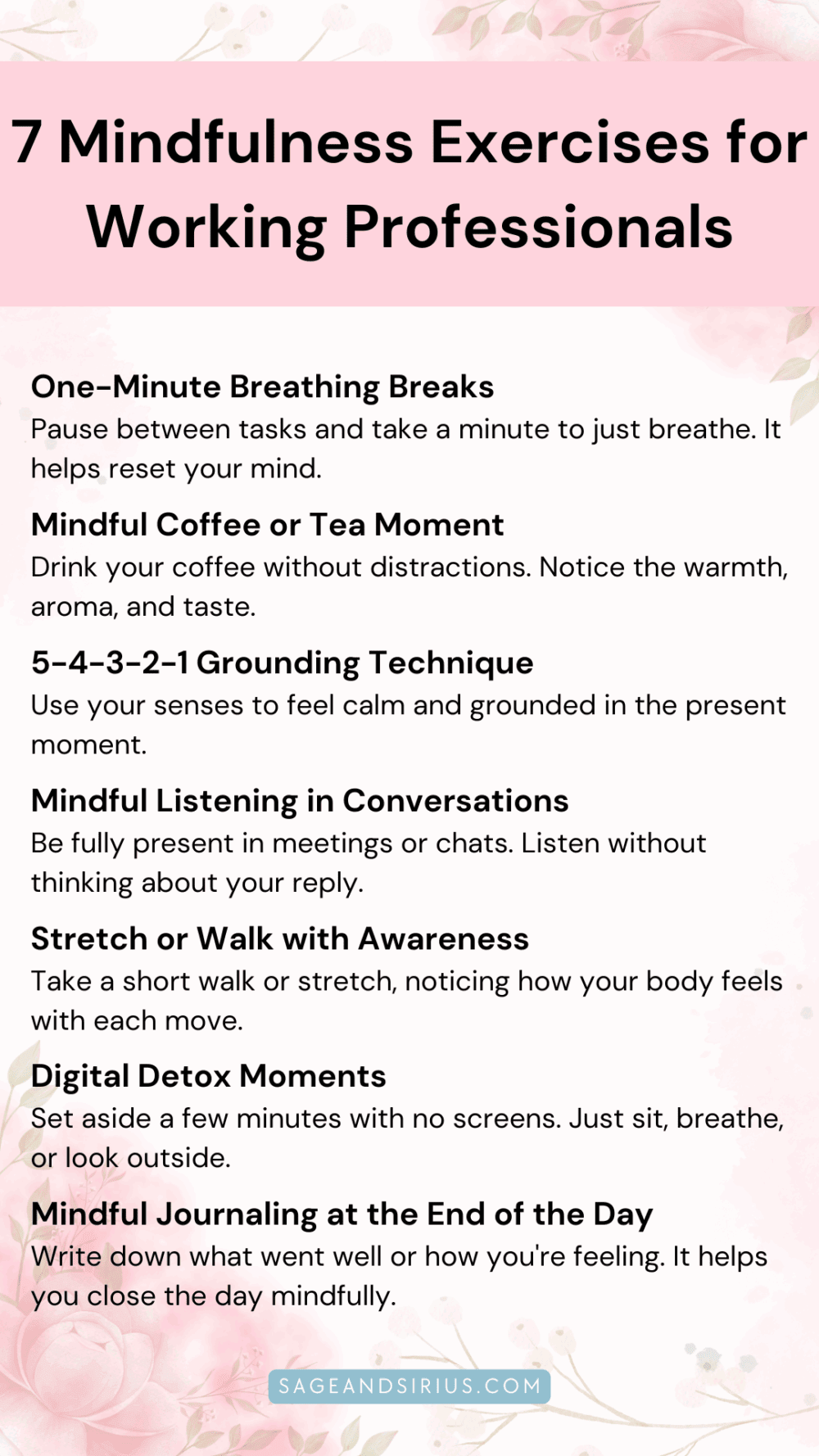 5 Simple Steps to Create a Mindful Morning Routine for Working ...
